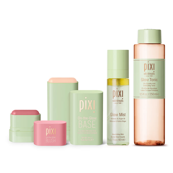 Ultimate Glow Skin Routine Set - Pixi Glow Essentials - Pixi Beauty