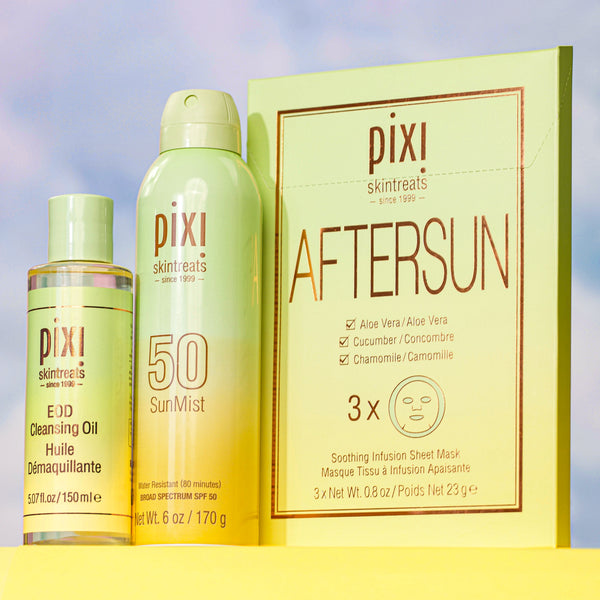 SunTreats Collection - Cleansing Oil, Aftersun Mask & SPF Mist Bundle ...